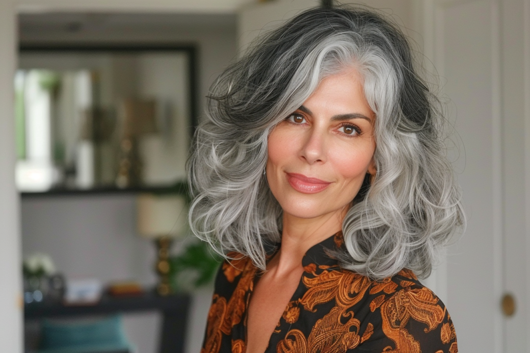 7 BEST Short Haircuts When Growing Out Gray Hair [With Photos]