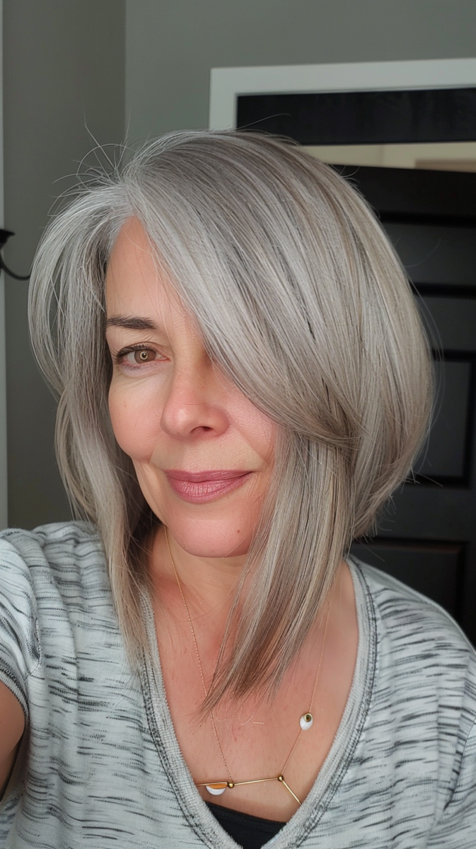 Cute Gray Bob Hairstyles You Need To Try!