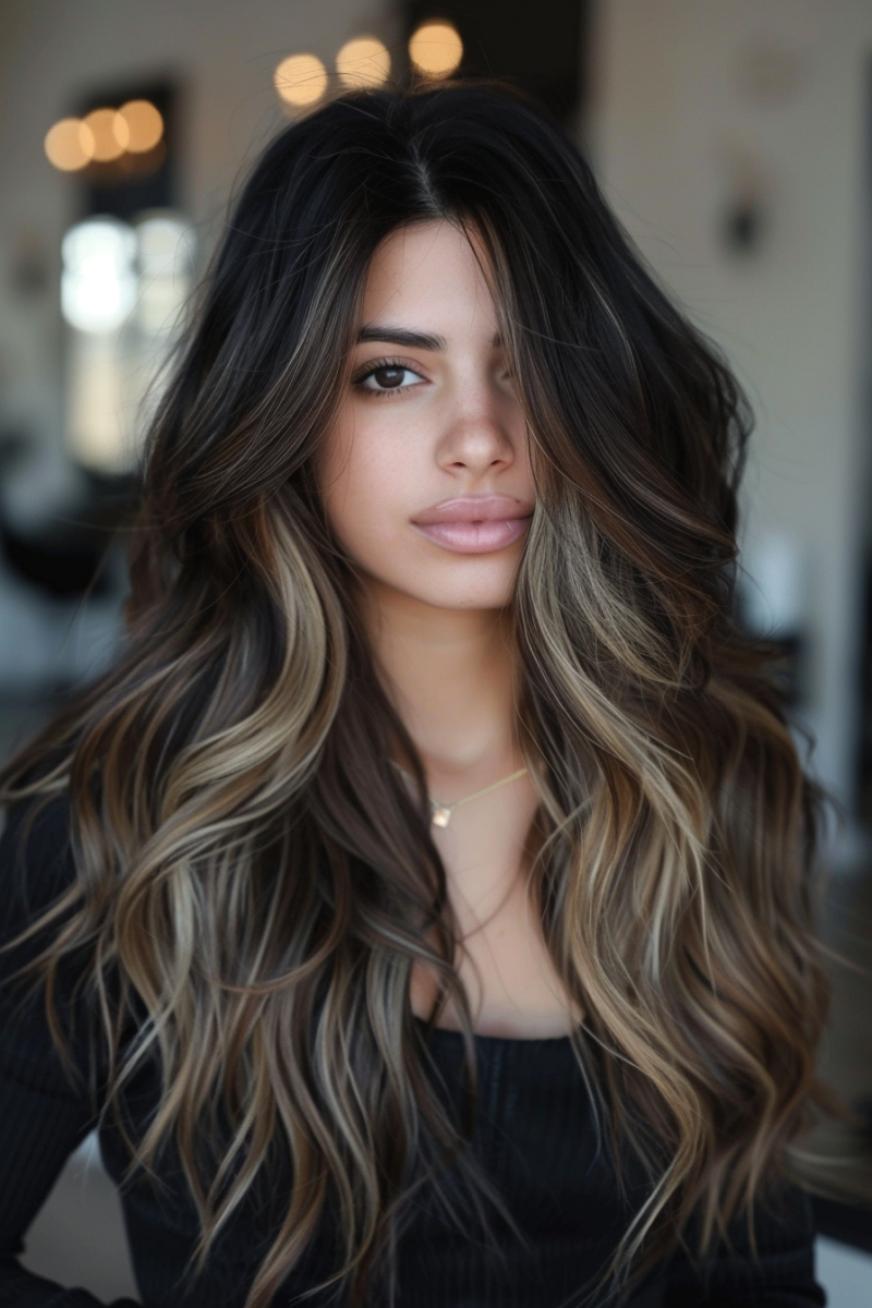 Subtle Balayage Black Hairstyles From Soft Highlights To Gentle Gradients